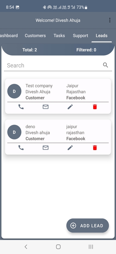 Perfex Android App (Lead Management App) by divesh_ahuja_1 | CodeCanyon